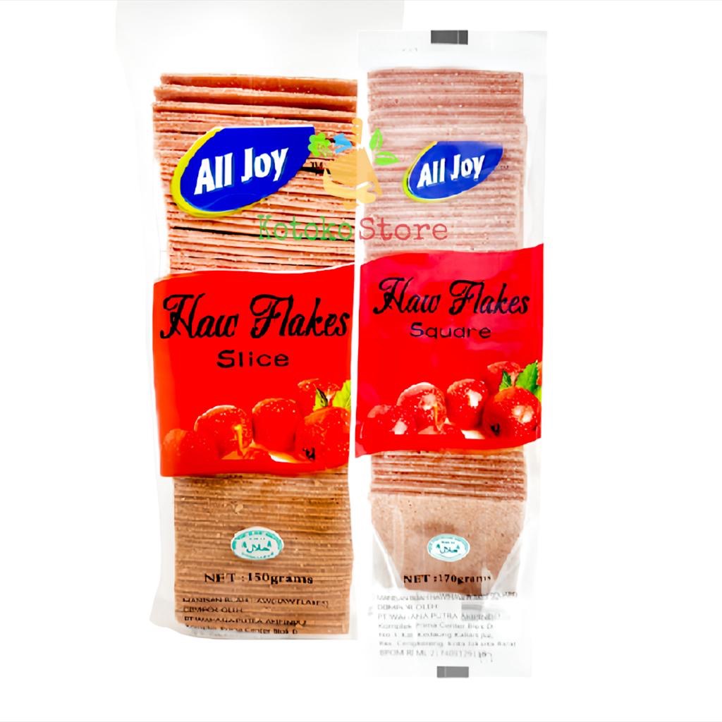 Jual All Joy Haw Flakes Square Slice / Sanca Kotak All Joy / Sanca ...