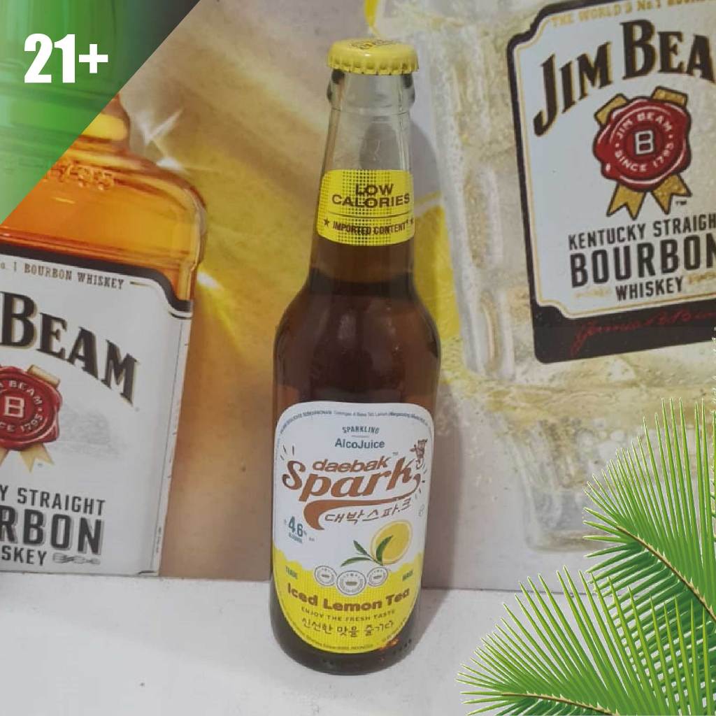 Jual Daebak Spark Iced Lemon Tea Alcohol Juice 330ml | Shopee Indonesia