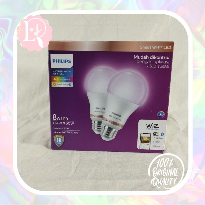 Jual Philips Lampu Smart WiFi LED 8W With Bluetooth- Color and TW ...