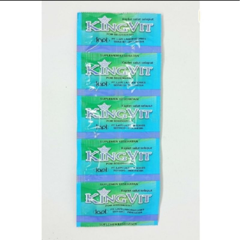 Jual Kingvit strip 10 kaplet | Shopee Indonesia