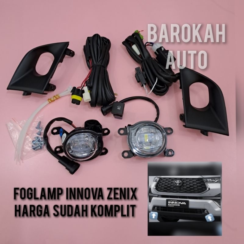 Jual Foglamp Lampu Kabut Mobil Innova Zenix Led 2022 2023 SET | Shopee ...
