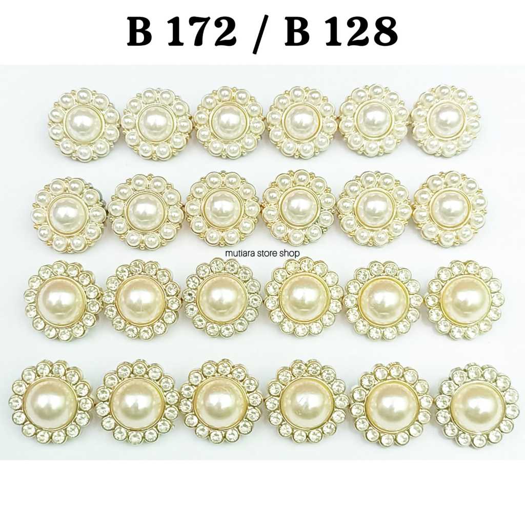 Jual Isi 12 Pcs Kancing Baju Mutiara Hias DM ( Ecer ) | Shopee Indonesia