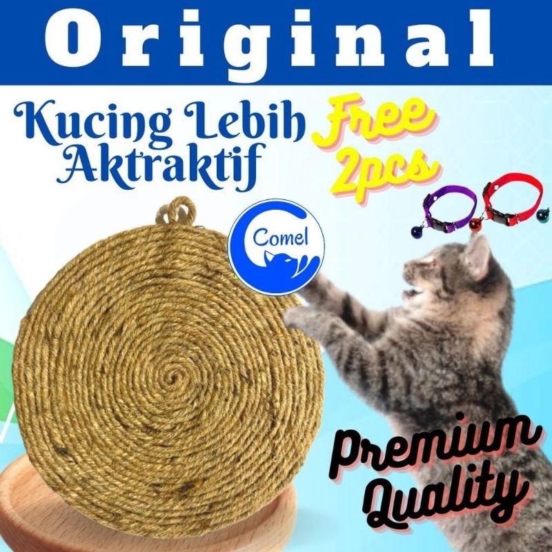 Jual Garukan Kucing Tempel Dinding Mainan kucing Cakaran Kuku Cat ...