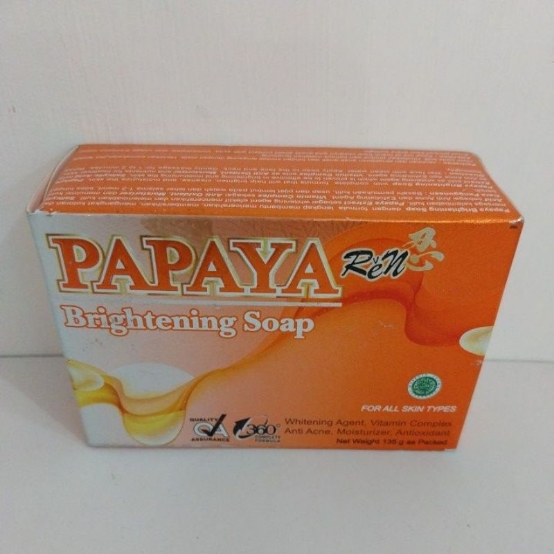 Jual PAPAYA Ren Brigthening Soap 135g | Shopee Indonesia