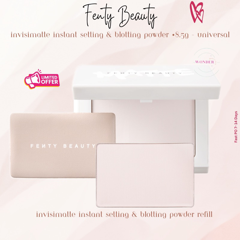 Jual Ready Stock FENTy BEAUT* invisimatte Instant Setting & Blotting ...