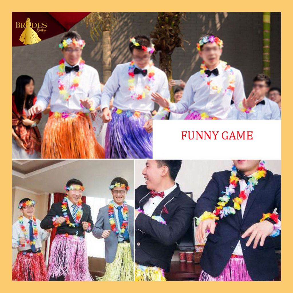 Jual BD Set Hawaii Bunga Bikini Rok Hula Rumbai Rambut Palsu Rainbow ...