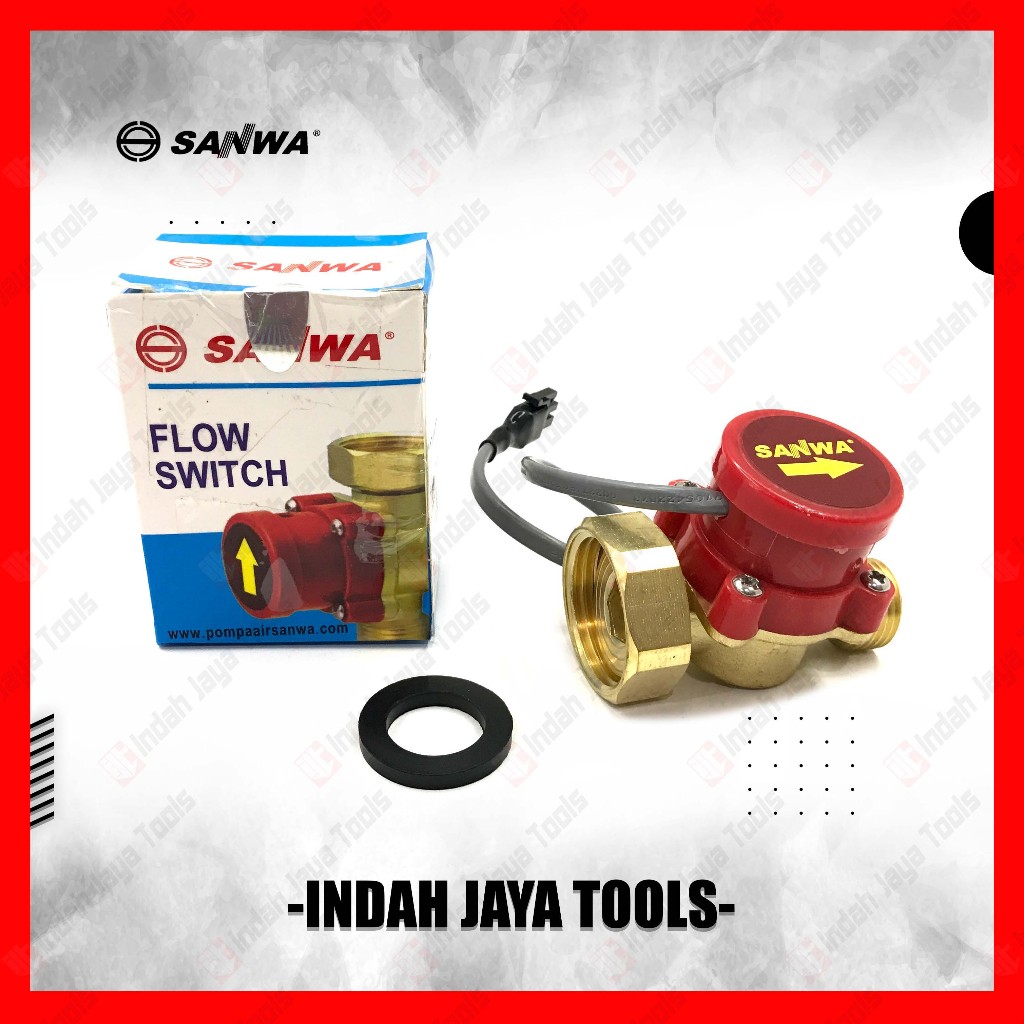 Jual SANWA Flow Switch 1/2 Inch - Otomatis Pompa Air Dorong Booster Pump | Shopee Indonesia
