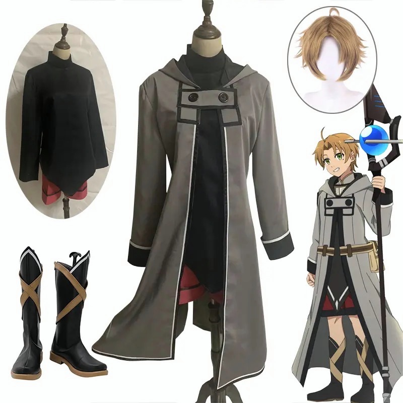 Jual Mushoku Tensei: Jobless Reincarnation Rudeus Greyrat Cosplay ...