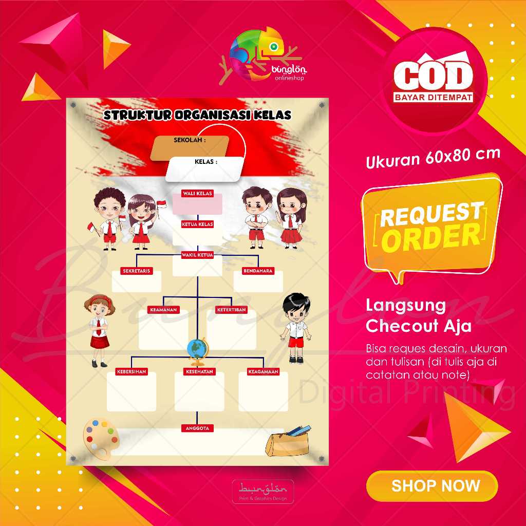 Jual Spanduk & Banner Struktur Kelas Model Keren F | Shopee Indonesia