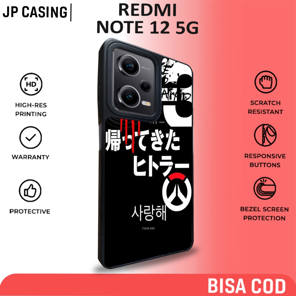 Jual case redmi note 12 5g terbaru motif aesthetic art 3 hitam putih ...