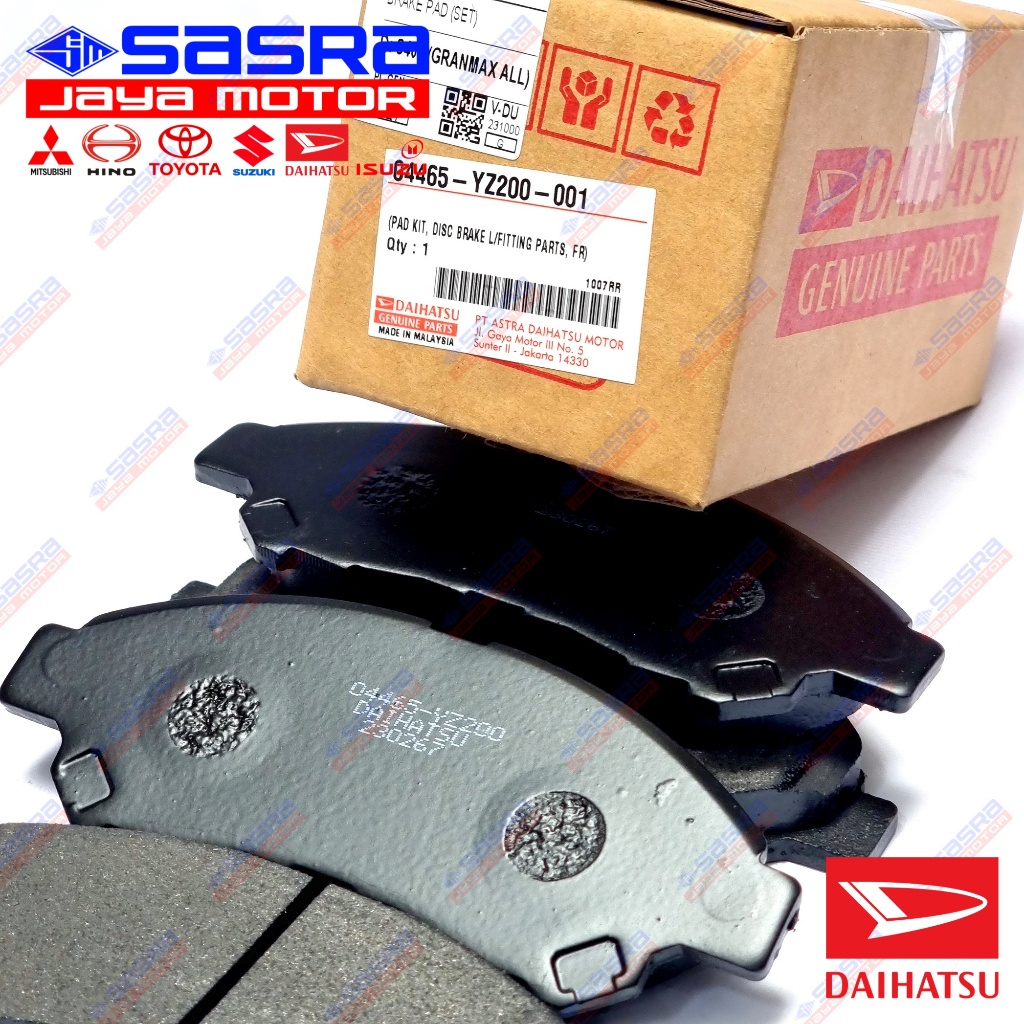 Jual Brake Pad ORI GRANMAX|LUXIO Daihatsu Genuine Parts (Astra) DHS ...