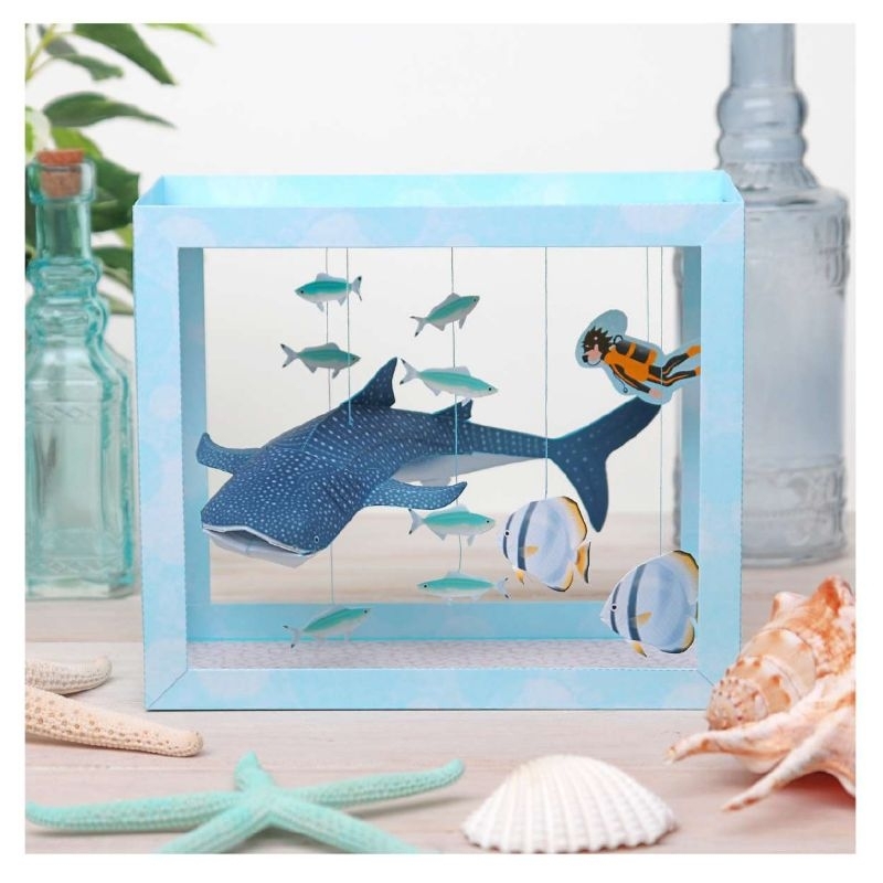 Jual WHALE SHARK PAPER CRAFT keterampilan diy | Shopee Indonesia