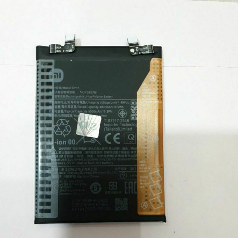 Jual Battery Xiaomi BP4K Xiaomi Redmi Note 12 Pro, Poco X5 Pro, Poco F5 ...