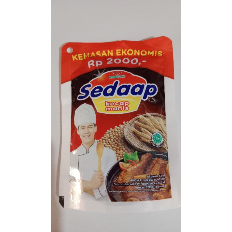 Jual Kecap Manis Sedap Sachet 63Ml | Shopee Indonesia