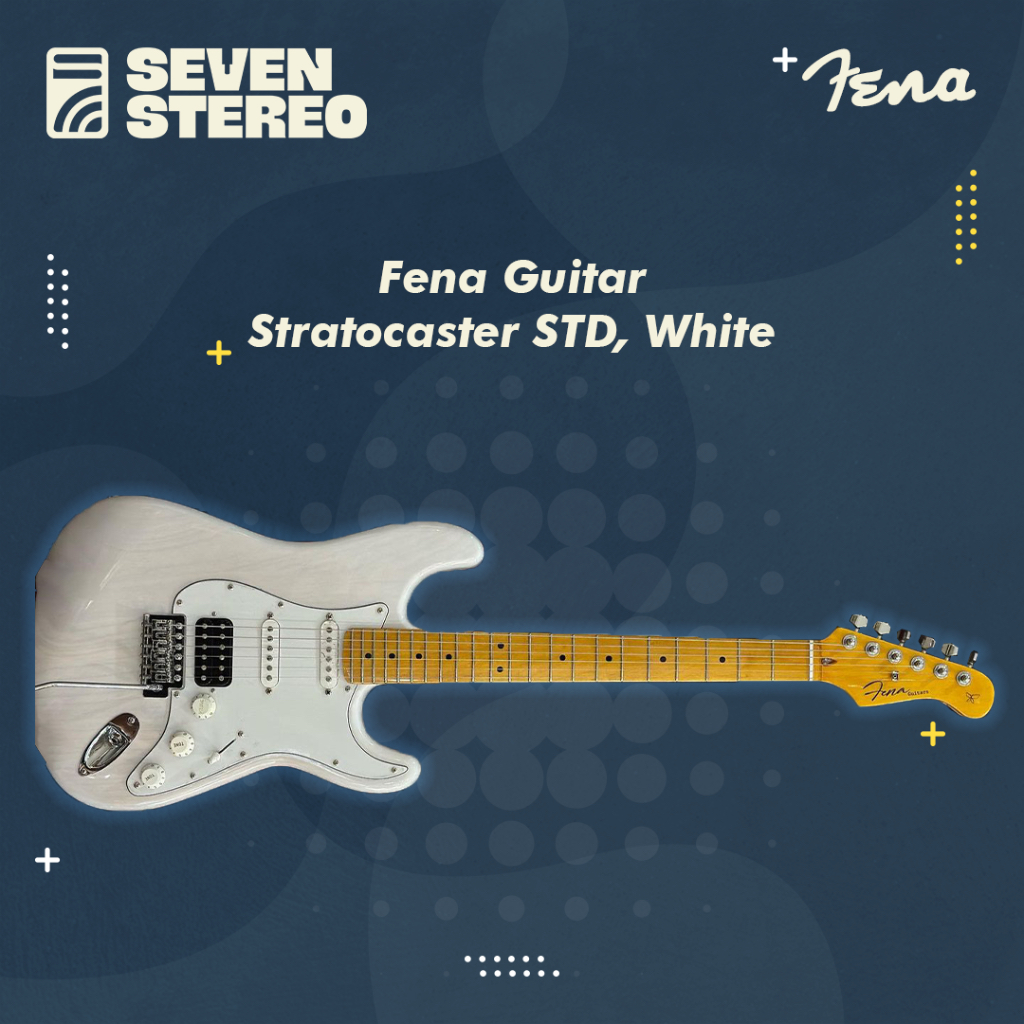 Jual Fena Guitar HSS STD Stratocaster Maple Fretboard Electric Guitar ...