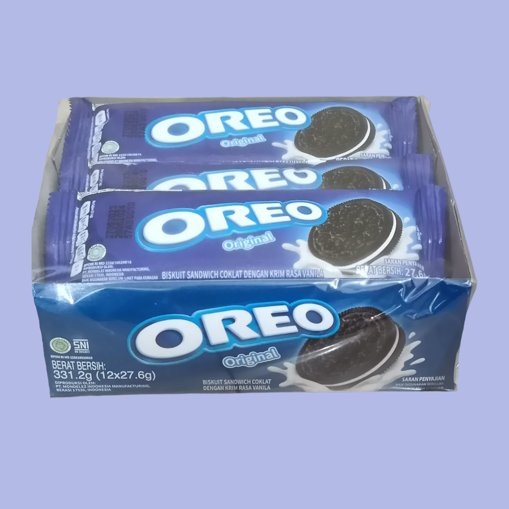 Jual Oreo Original Biscuit Cream Vanila [12 pcs/ box] | Shopee Indonesia