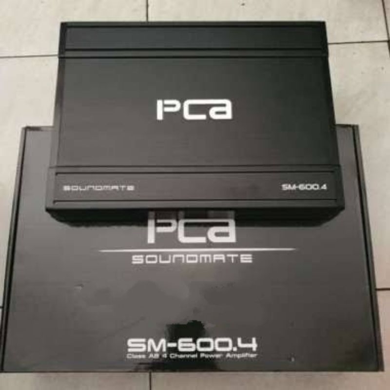 Jual Power 4 Channel PCA SM-600.4 - PCA Soundmate SM-600.4 | Shopee ...