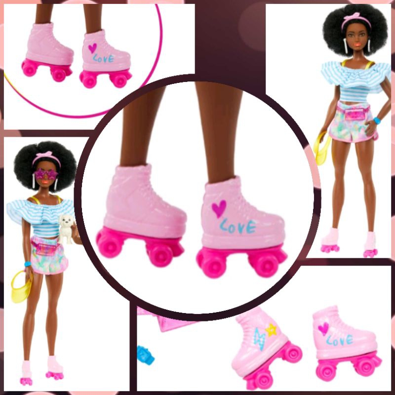 Jual Sepatu Roda Pink Barbie Doll The Movie Original Mattel | Shopee ...