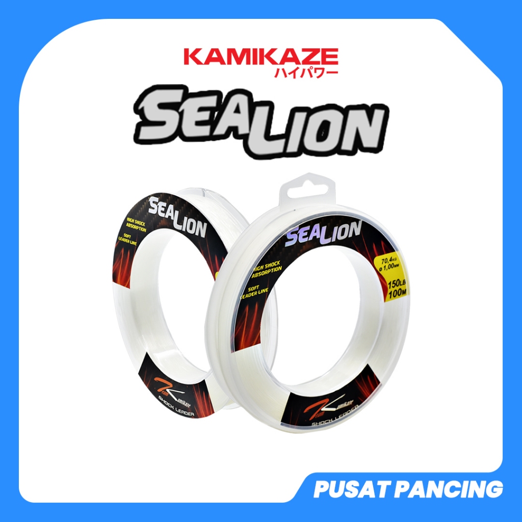 Jual PUSATPANCING5 - Senar Pancing Leader Team Kamikaze Sea Lion Shock ...