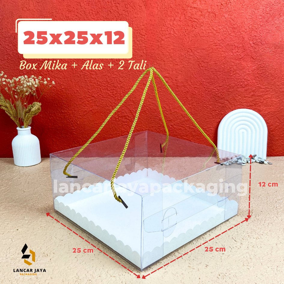 Jual Box Mika Tali Kotak Kemasan Kue Tart Pudding Bolu Chiffon Roti ...