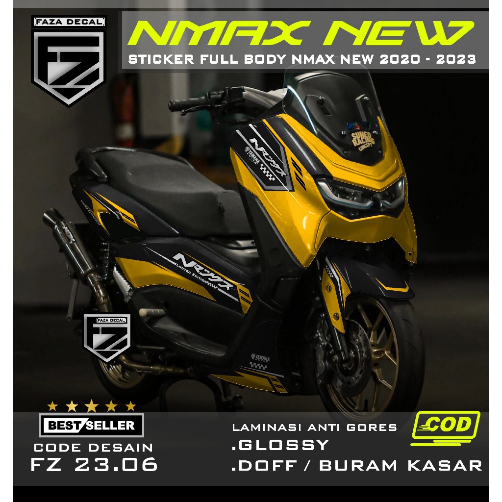 Jual Decal nmax new fullbody 2023 - Sticker nmax new full body 2020 ...