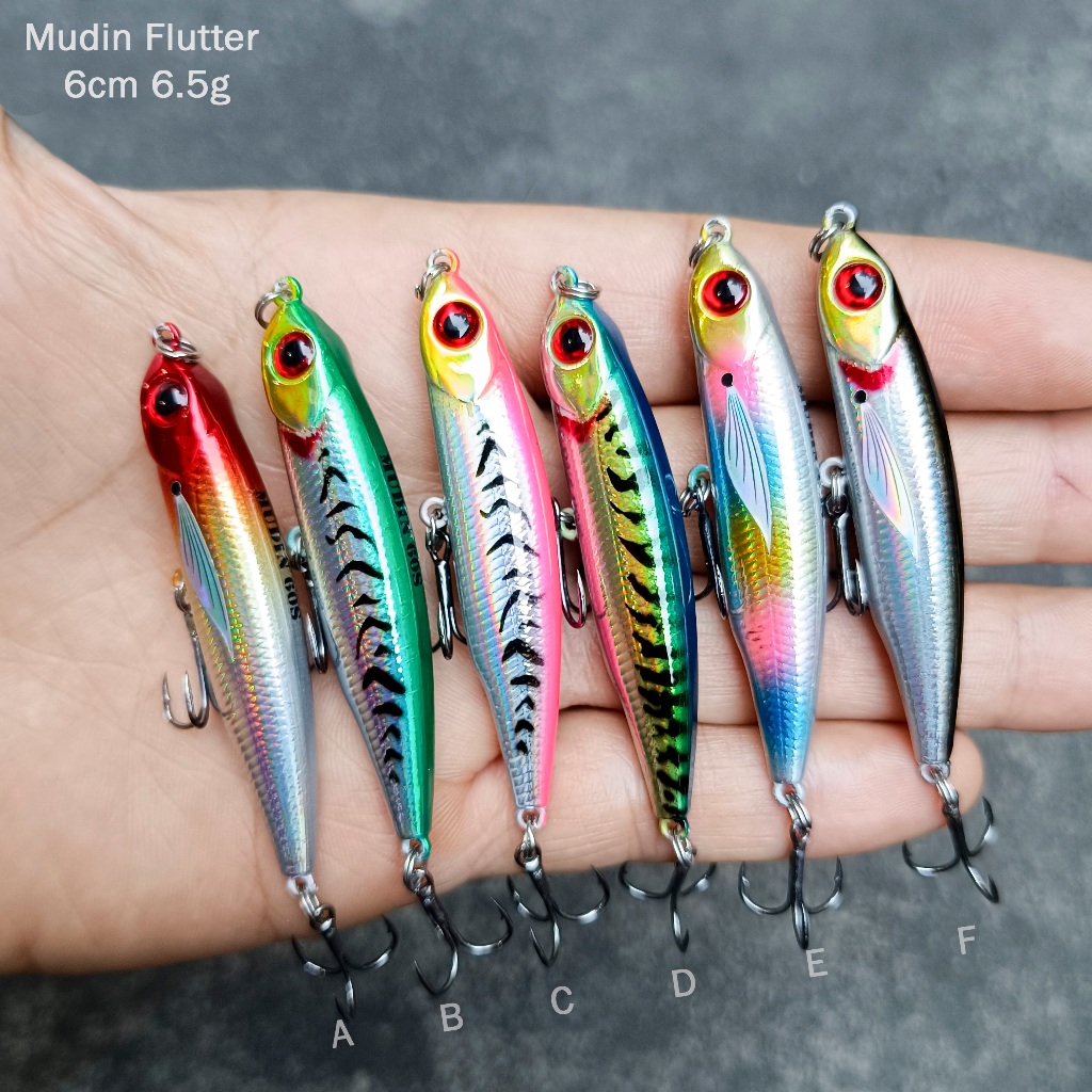 Jual Lure Mudin Flutter Stick Sinking 60s - Umpan Pancing Stickbait ...