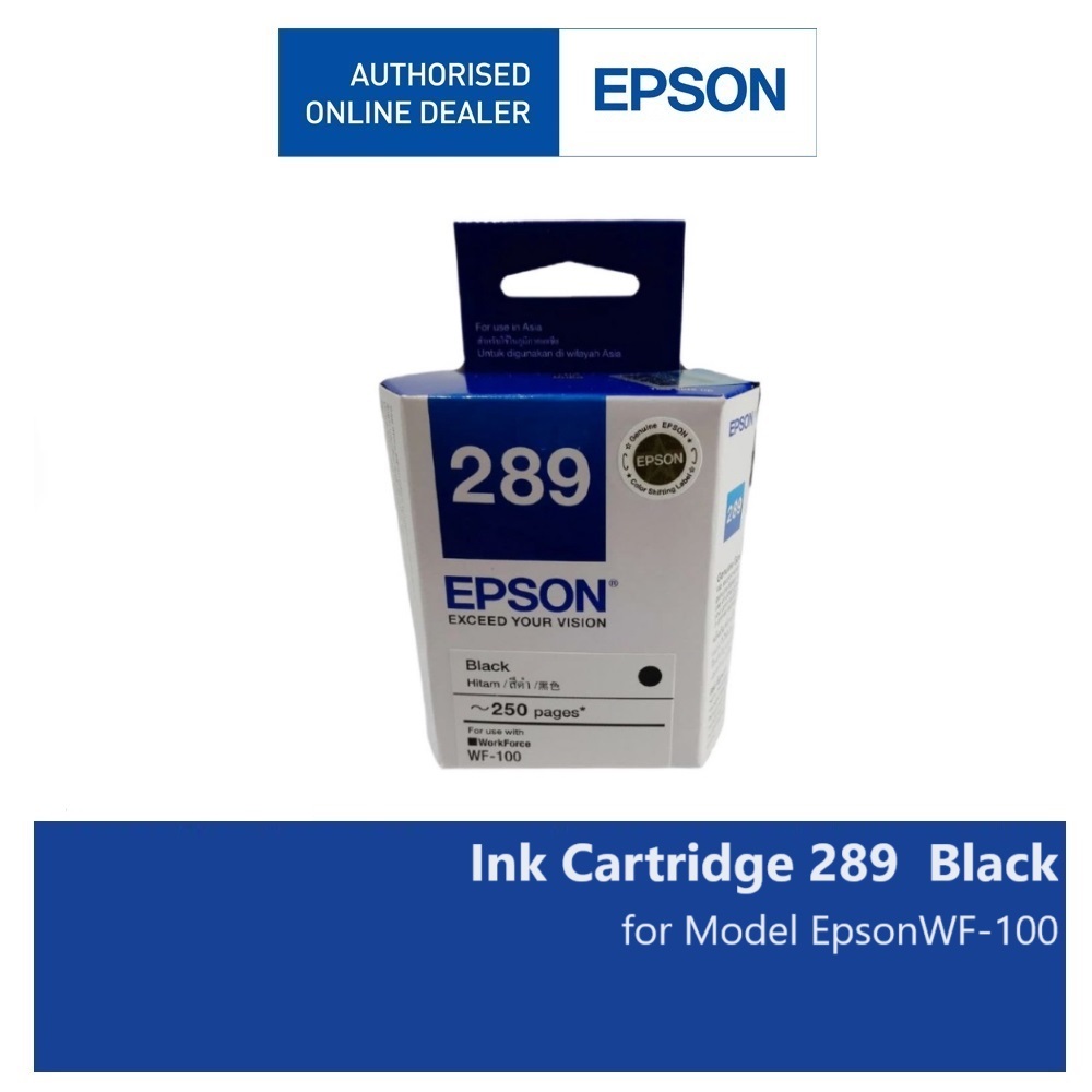 Jual Ink Cartridge / Tinta Epson 289 / T289 Black / Hitam | Shopee ...