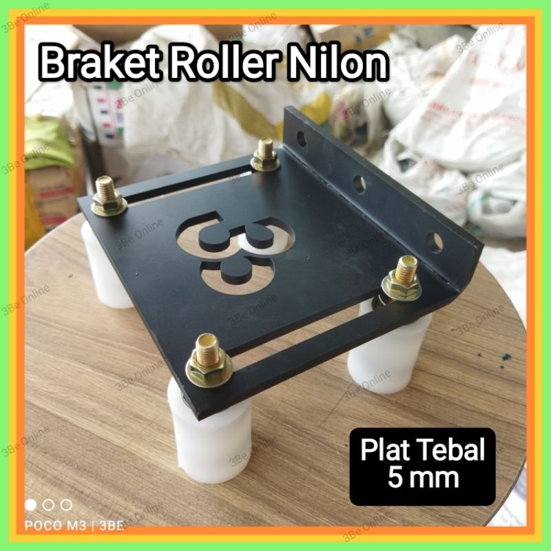 Jual Braket roller nilon rumah roda atas penuntun pintu pagar dorong ...