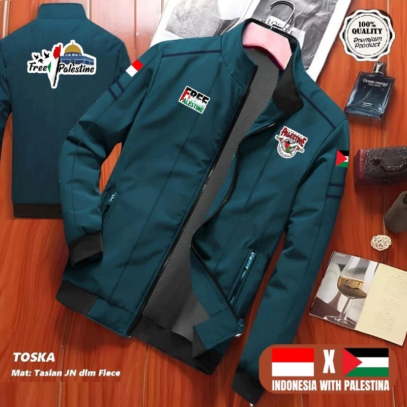Jual JAKET FREE PALESTINE X INDONESIA SPECIAL EDITION GAZA PALESTINA ...