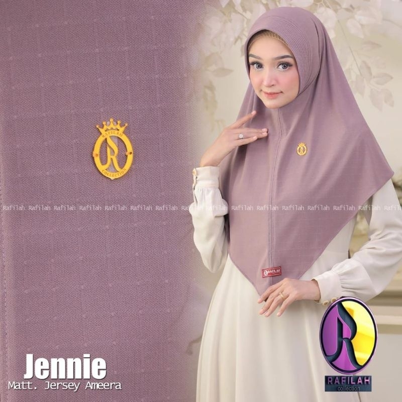 Jual Jilbab Instan Simple Jennie Ori Rafillah | Shopee Indonesia