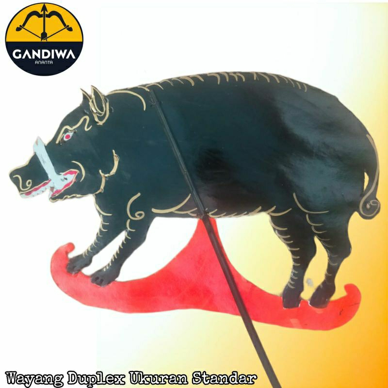 Jual wayang celeng wayang duplex babi hutan | Shopee Indonesia