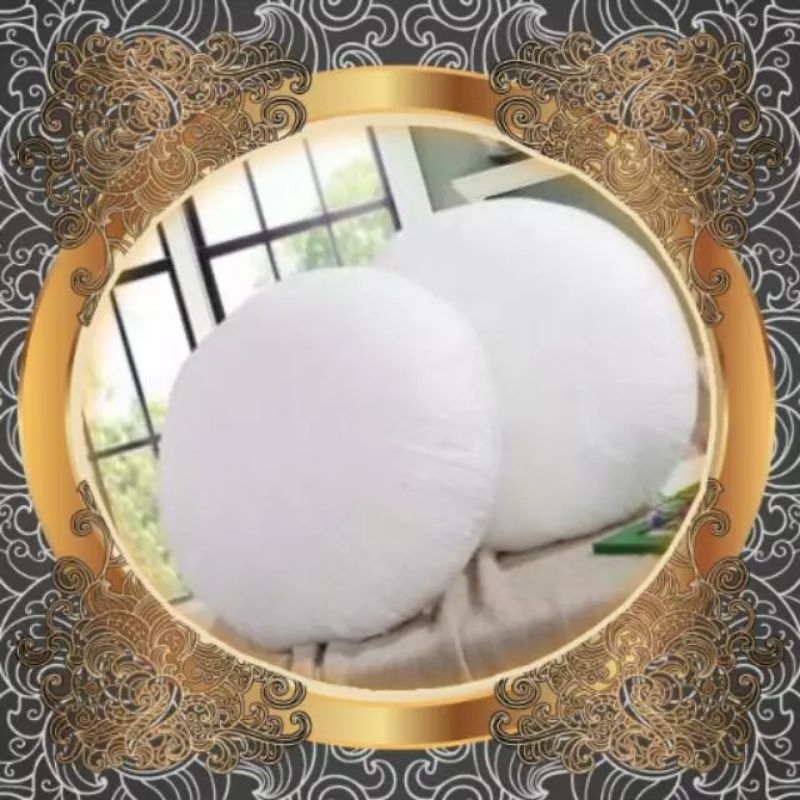Jual Bantal bulat polos putih, insert bantal bulat, diameter 70cm ...