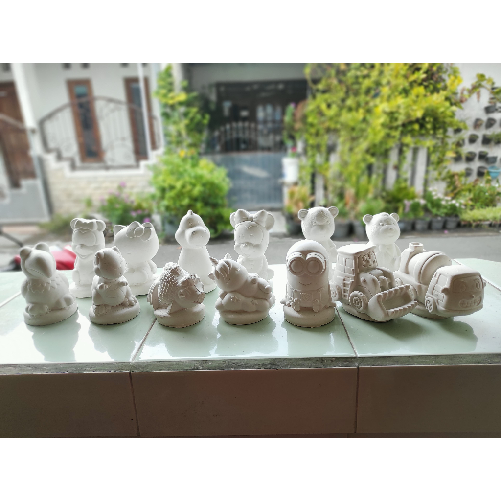 Jual Patung Gypsum | Gipsum Painting Media Lukis 3D (Patung Saja Tanpa ...