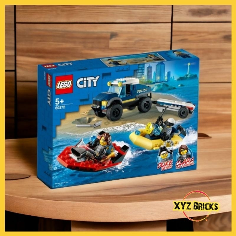 Jual LEGO 60272 - City Elite Police Boat Transport | Shopee Indonesia