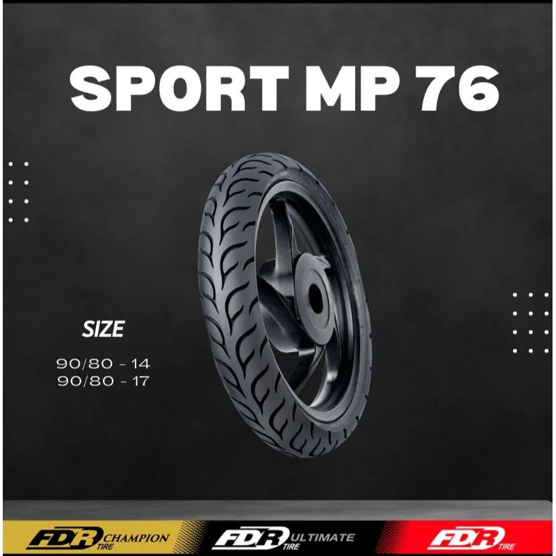 Jual BAN FDR SPORT MP 76 90/80 RING 14 RACE COMPOUND | Shopee Indonesia