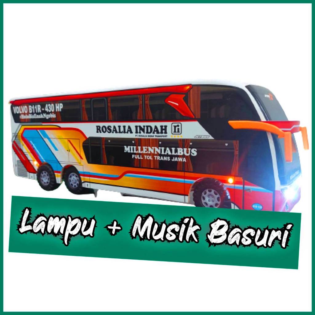 Jual MINIATUR BUS TELOLET BASURI UKURAN JUMBO (BISA BIKIN PO BUS APA ...