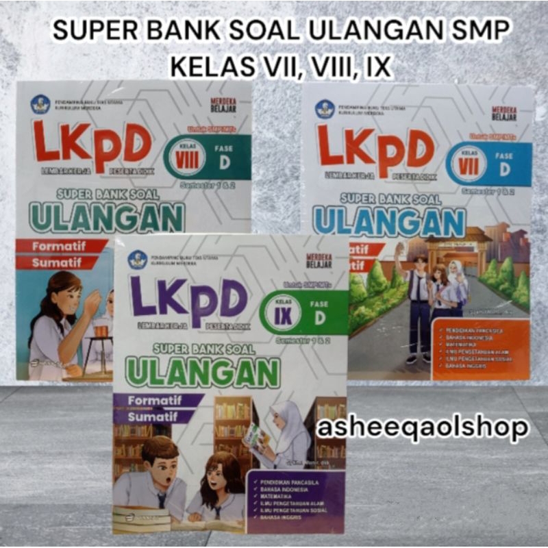 Jual Buku LKPD Super Bank Soal Ulangan Untuk SMP/MTs Kurikulum Merdeka ...