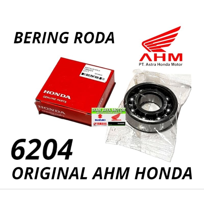 Jual Laher Bearing Bering Roda 6204 AHM Honda Genuine parts laher as ...