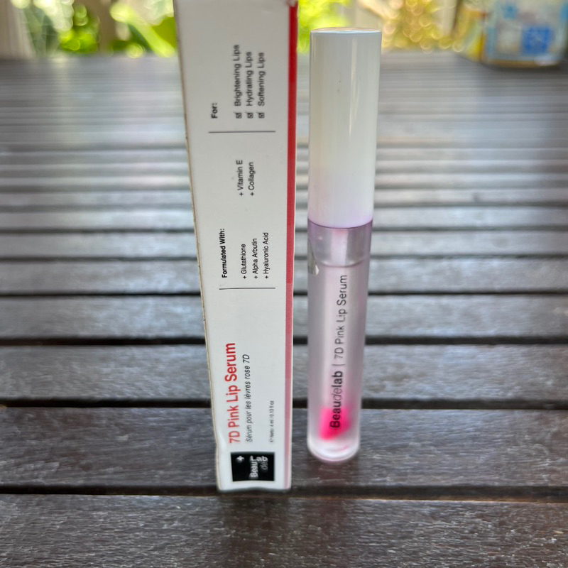 Jual [Preloved] BEAUDELAB 7D Pink Lip Serum I Lipgloss Bening Lip Balm ...