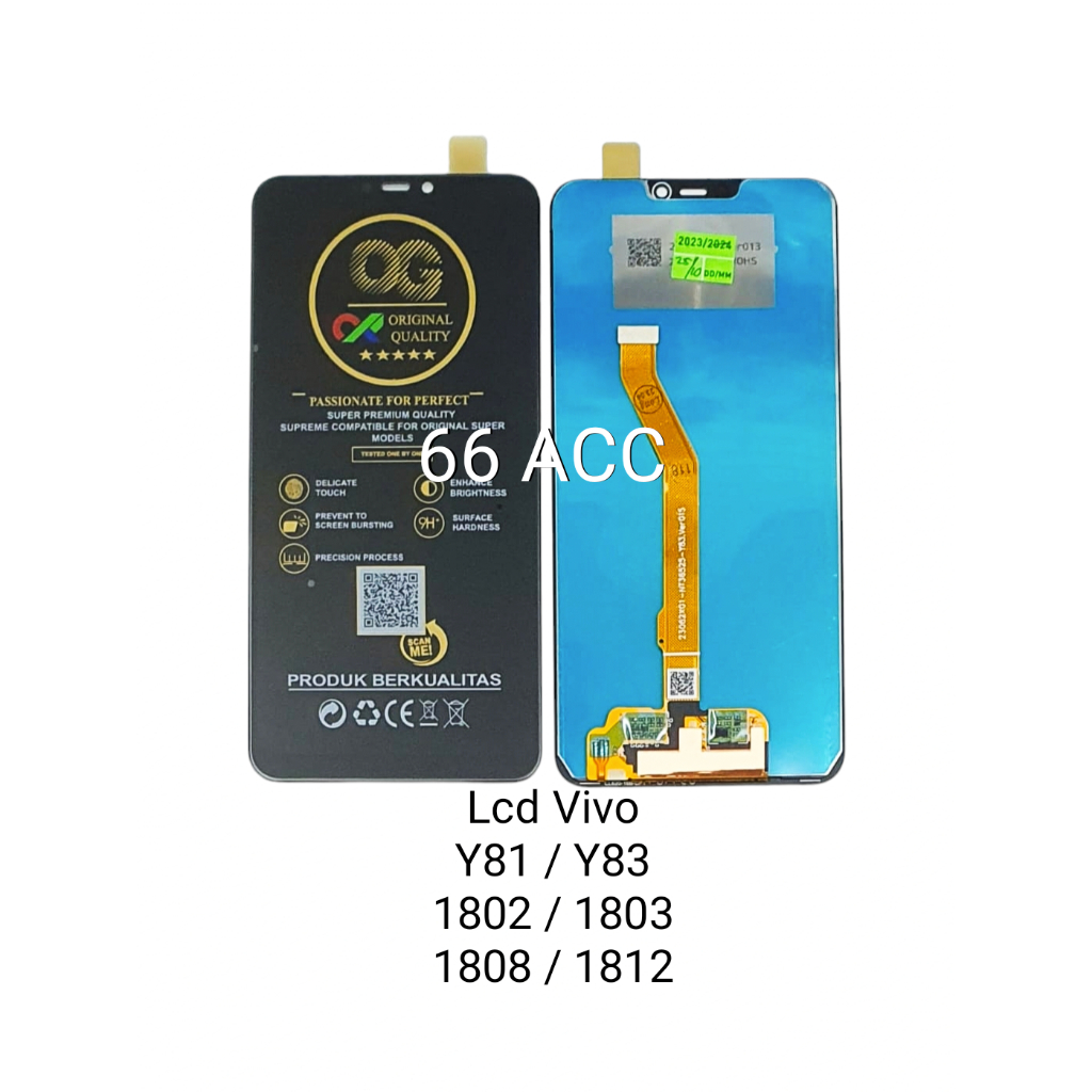 Jual Lcd Vivo Y81 / Y83 / Vivo 1802 / 1803 / 1808 / 1812 Fullset ...