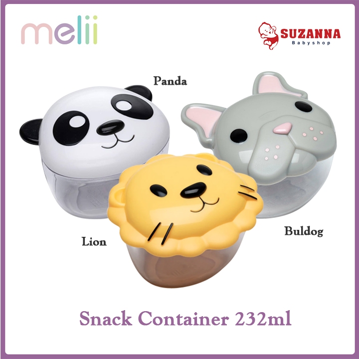 Jual Melii Animal Snack Container 232ml - Container Makanan Anak ...