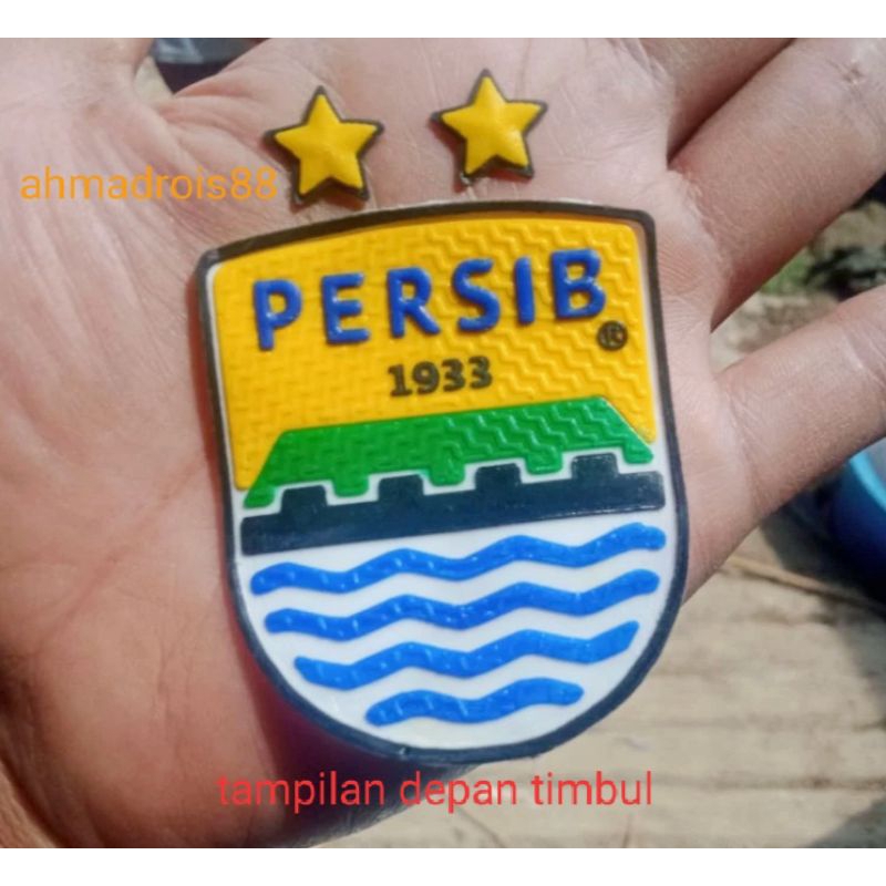 Jual logo persib Bandung 2023 logo persib 3D 2023 2024 patch rubber ...