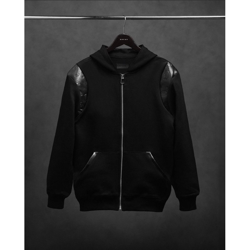 Jual RUCAS “Embossed Paisley Leather” ZIP Hoodie Jaket RUCAS Free ...
