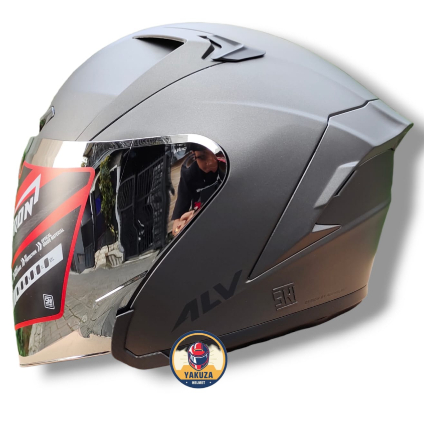 Jual ALV ULTRON PRO HELM HALF FACE SOLID STANDART SNI | Shopee Indonesia