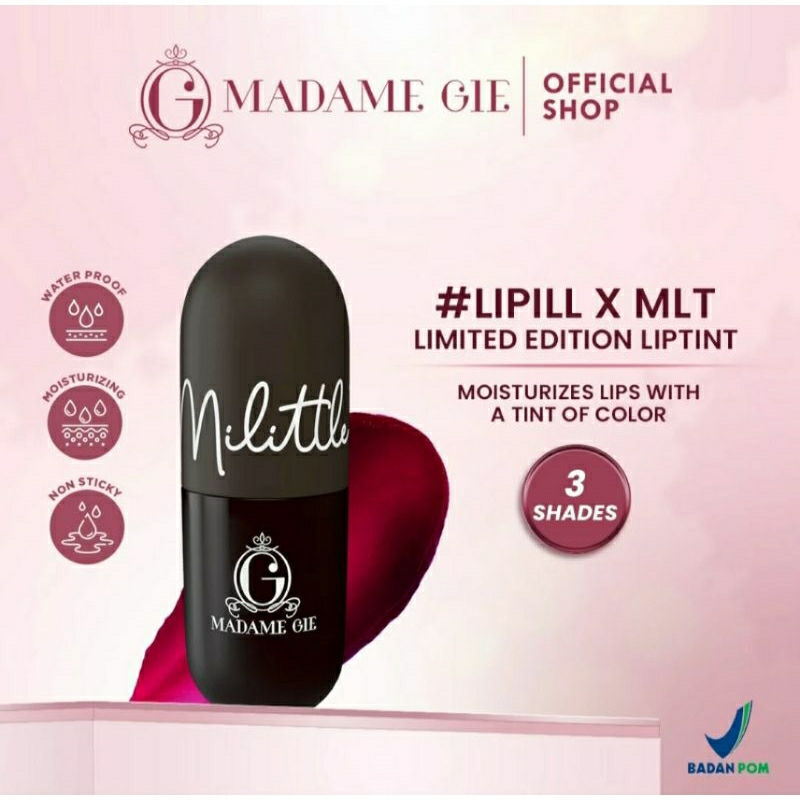 Jual Milittle Things X Madame Gie Lip Pill/Lip Tint Witch's Syrup (100% ...