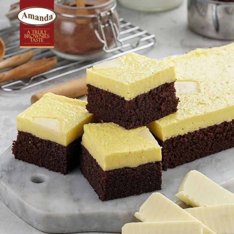 Jual Amanda Cheese Cream || brownies kukus keju enak oleh oleh bandung ...