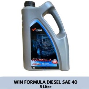 Jual Oli WIN Formula Diesel 40 (5L)/Pelumas Mesin Disel Sae 40 Api CD ...