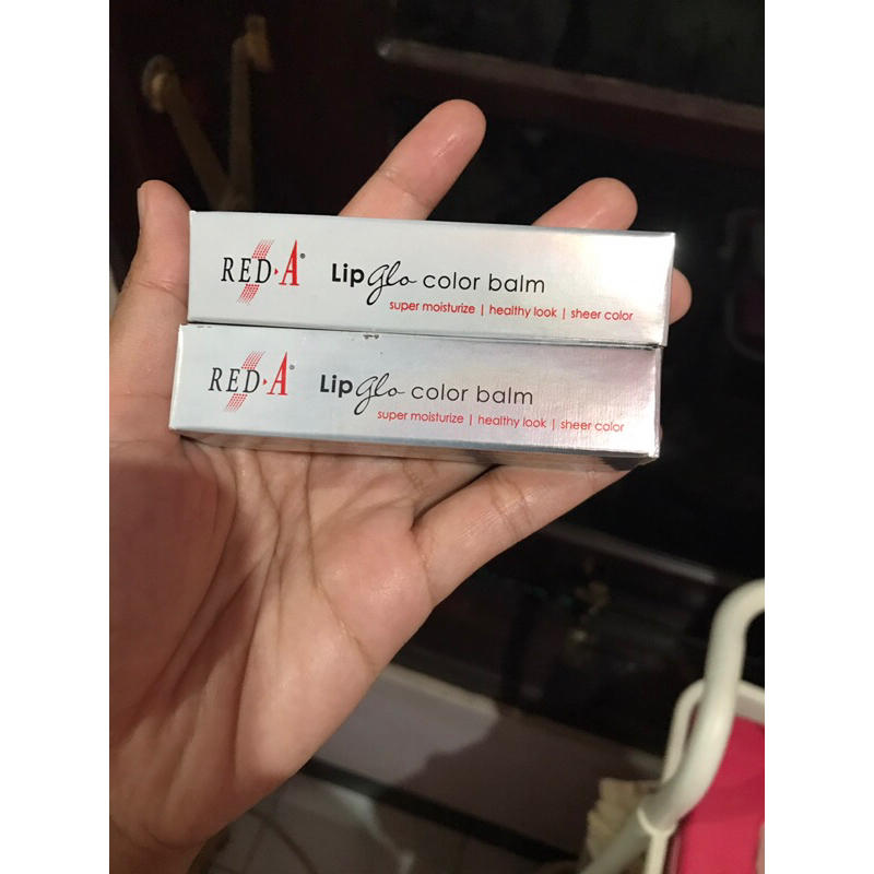 Jual Red A Lip Glo Color Balm | Shopee Indonesia