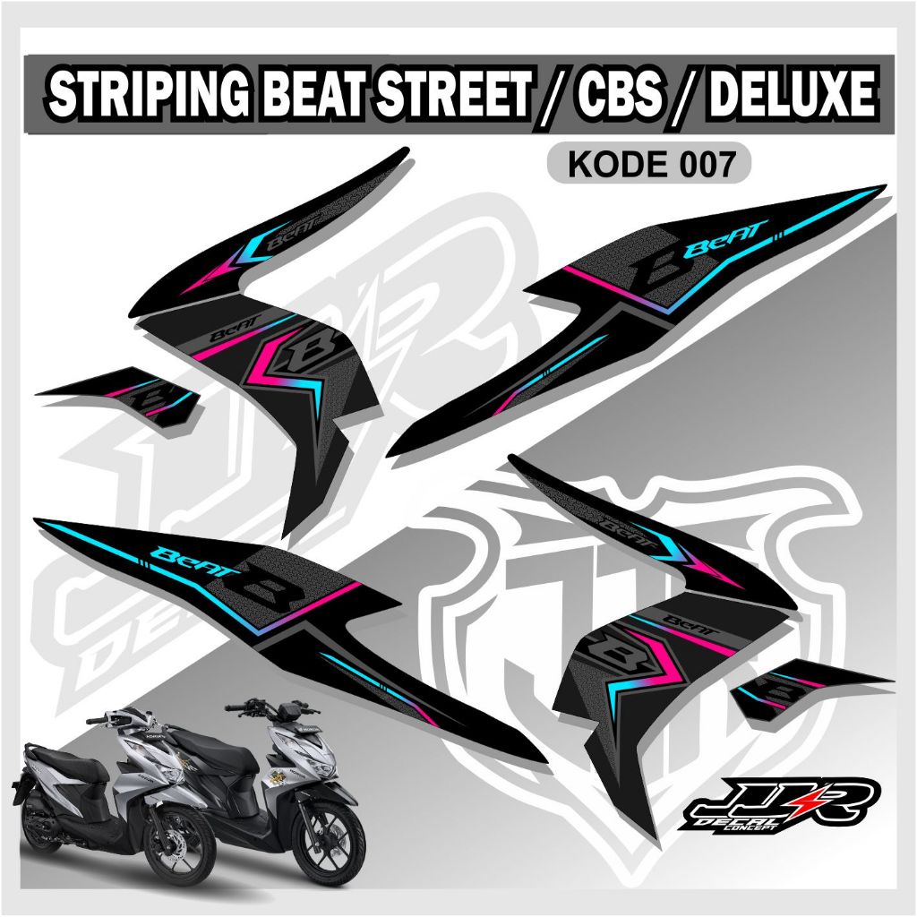 Jual Striping Beat Street New Beat Deluxe Stiker 2020-2024 Variasi ...
