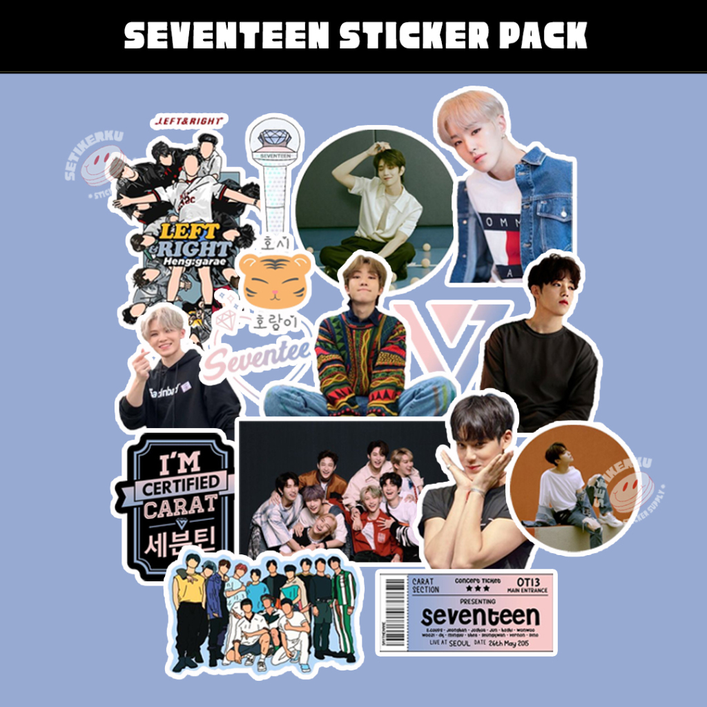 Jual Seventeen Sticker Pack A6 (16pcs) | Shopee Indonesia